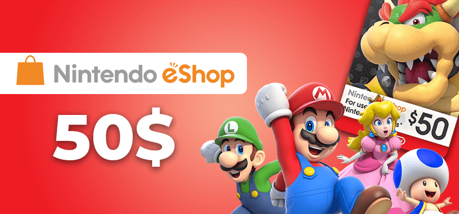 Nintendo Eshop Prepaid Card 50$ | Divine Shop