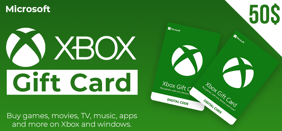 XBox Microsoft Gift Card US - 50$ | Divine Shop