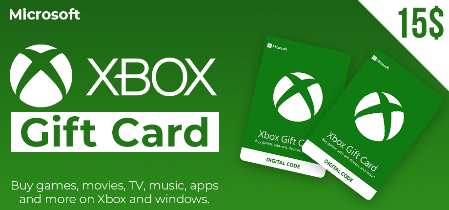 XBox Microsoft Gift Card US - 15$ | Divine Shop