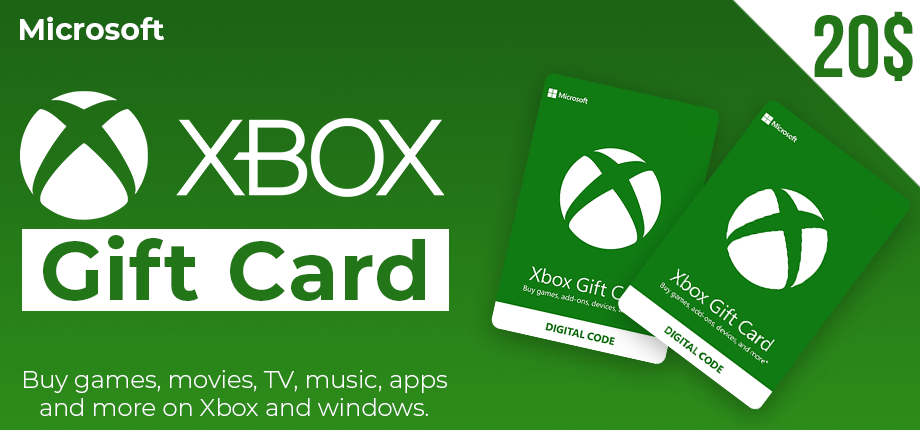 XBox Microsoft Gift Card US - 20$ | Divine Shop