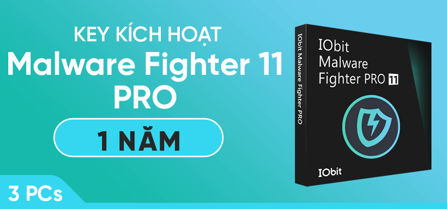 Key kích hoạt IObit Malware Fighter 11 PRO (1 năm, 3 PCs) | Divine Shop