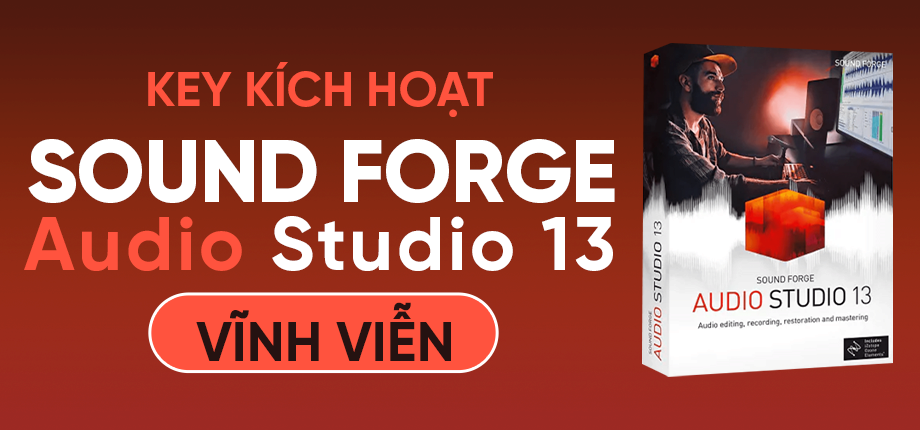MAGIX SOUND FORGE Audio Studio 13 - Key kích hoạt vĩnh viễn | Divine Shop