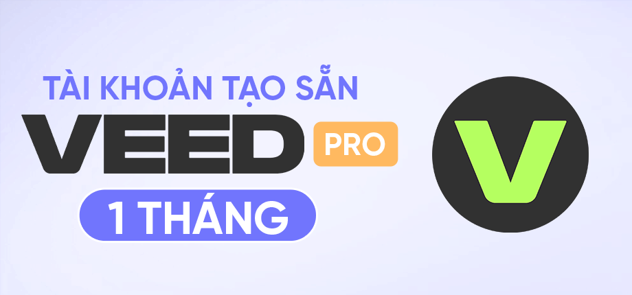 Veed.io Pro 1 tháng - Tài khoản tạo sẵn | Divine Shop