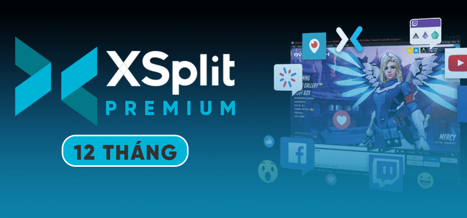XSplit Premium 12 tháng - Code gia hạn | Divine Shop