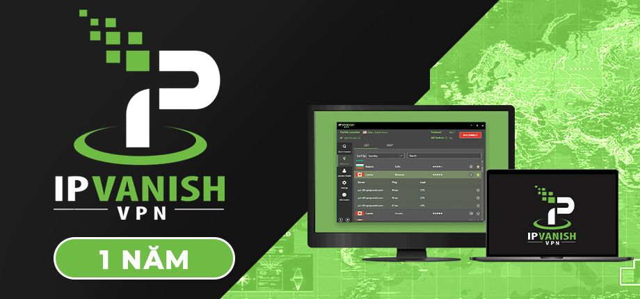 Tài khoản IpvanishVPN 1 năm | Divine Shop