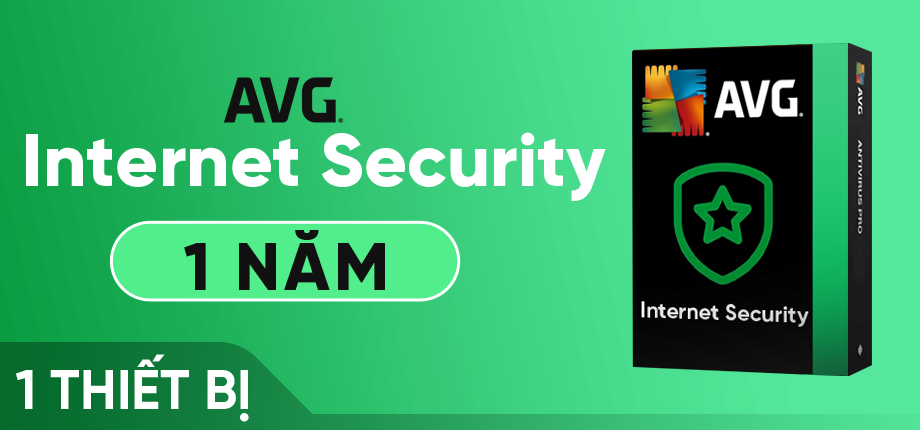 Code kích hoạt AVG Internet Security (1 năm - 1 thiết bị) | Divine Shop