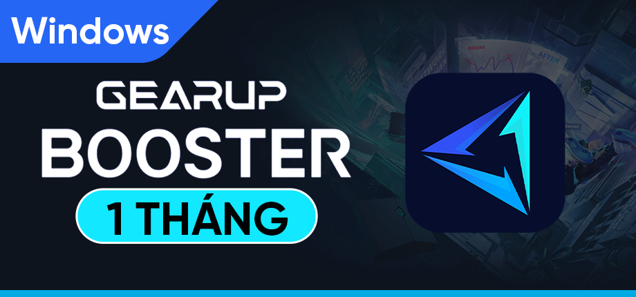 GearUp Booster giảm lag khi chơi game 1 Tháng - Windows | Divine Shop