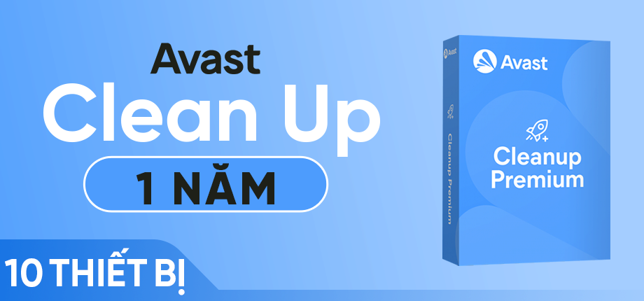 Code kích hoạt Avast Cleanup Premium (1 năm - 10 thiết bị) | Divine Shop