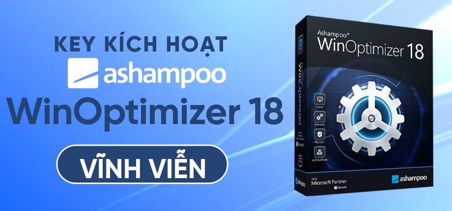 Ashampoo WinOptimizer 18 - Key kích hoạt vĩnh viễn | Divine Shop