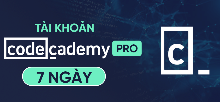 Codecademy Pro 7 ngày - Tài khoản | Divine Shop
