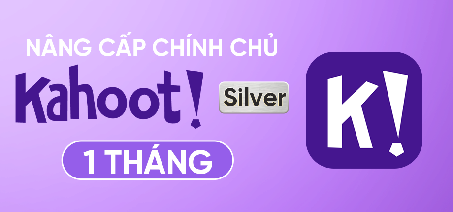 Kahoot Silver 1 tháng - Nâng cấp chính chủ | Divine Shop
