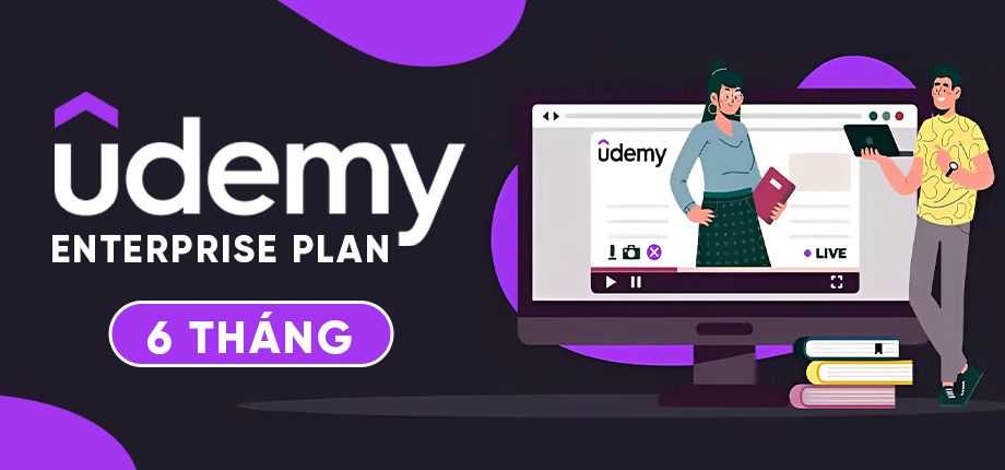Udemy Enterprise Plan 6 tháng - Tài khoản | Divine Shop