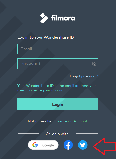 Hướng dẫn đăng nhập Filmora - Divine Shop